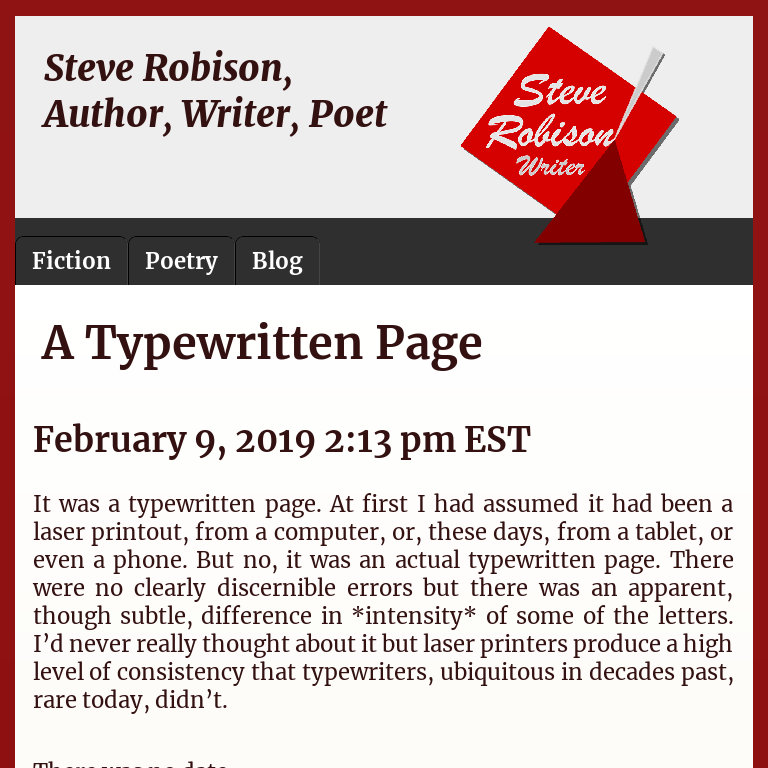 A Typewritten Page Steve Robison a-typewritten-page-steve-robison